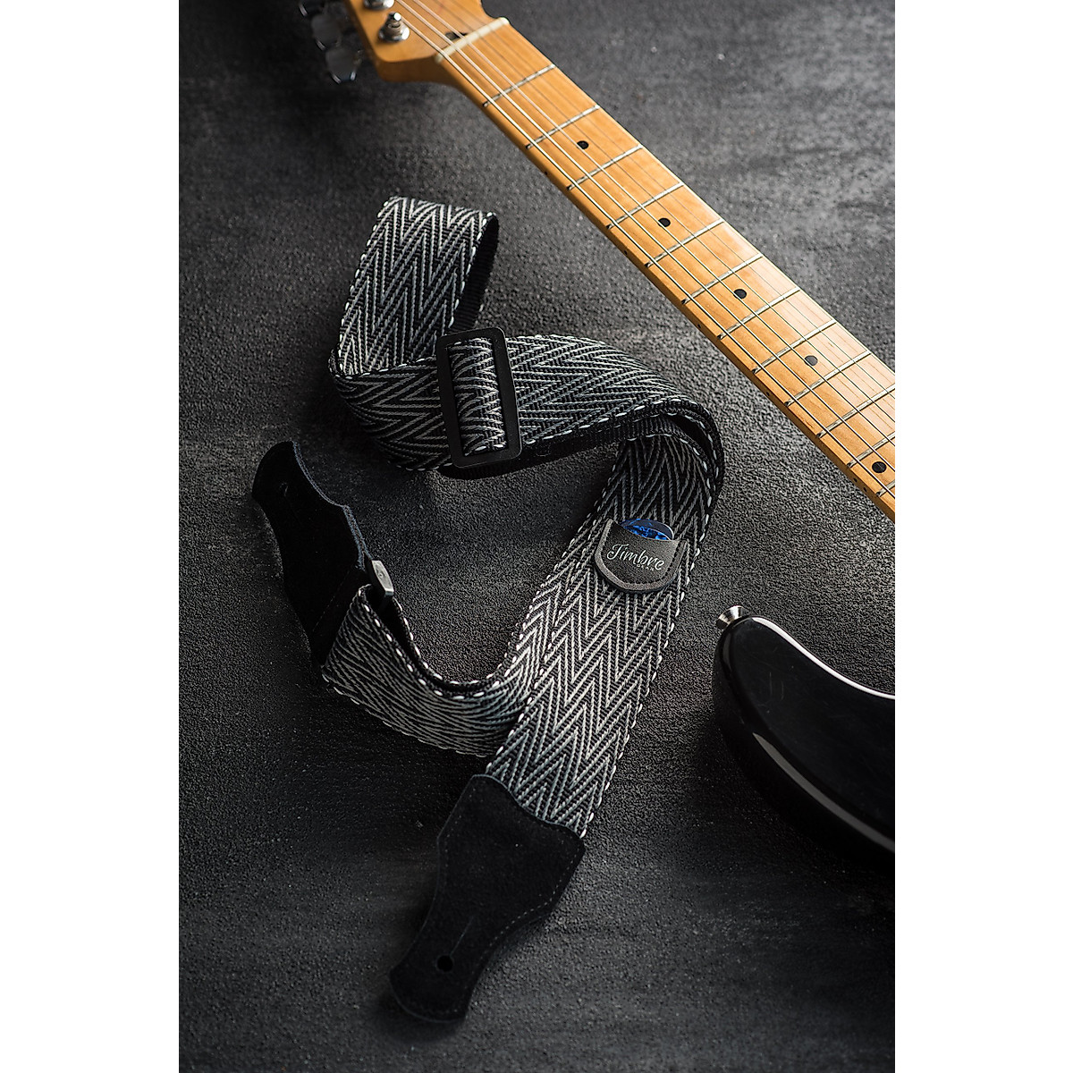 TimbreGear guitar strap (Black/Red)