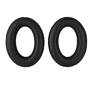 Premium Ear Pads Compatible with Bose QuietComfort 25 (QC25) Headphones (QC25, Black). Premium Protein Leather | Soft high-Density Foam | Easy Installation