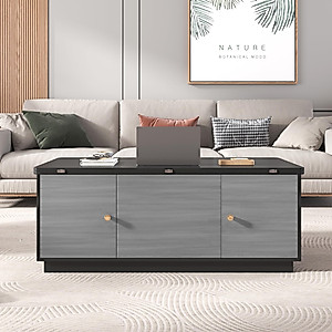 Lift Top Coffee Table with Storage Extendable Desktop, Perfect for Living Room
