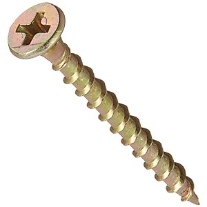 Grip Rite, 1-5/8" 158GS5 5 lb Number-2 Phillips Gold Screws for General Construction, Color