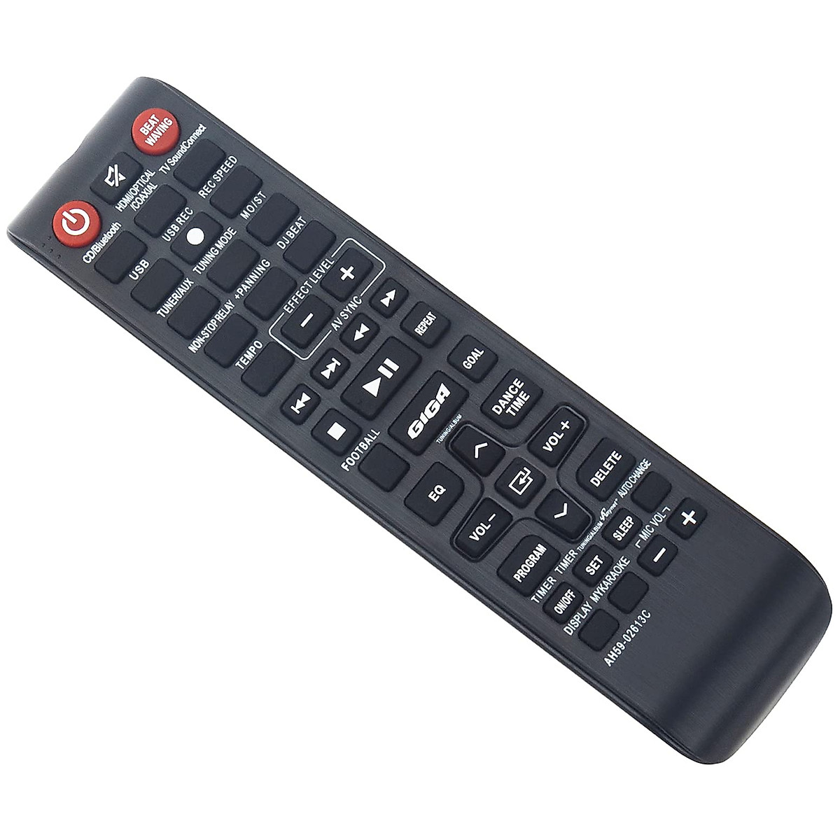 AH59-02613C Replacement Remote Commander fit for Samsung Giga Sound System MX-HS8500 MX-HS9000 MX-HS7000 MX-HS6000 MX-HS7000/ZA MX-HS9000/ZA MX-HS6000/ZA MX-HS8500/ZA