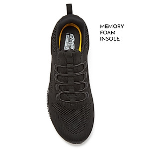 Avia Anchor SR Mesh Slip On Black Non Slip Shoes for Men, Water Resistant Mens Work Shoes & Restaurant or Food Service Sneakers, Comfortable Slip Resistant Work Shoes Men - Black, 12 Medium