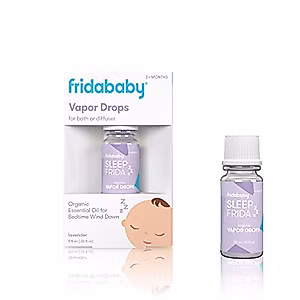 FridaBaby Natural Sleep Vapor Bath Drops for Bedtime Wind Down by Frida Baby, White