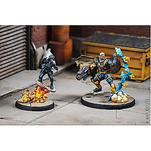 Marvel: Crisis Protocol Domino & Cable Character Pack - Unleash The Power of Two Extraordinary Mutants! Tabletop Superhero Game, Ages 14+, 2 Players, 90 Minute Playtime, Made by Atomic Mass Games