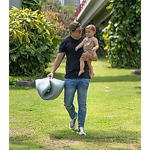 AIDENTITY Multifunctional Baby Bassinet and Changing Basket. Handmade Cotton, 5cm Mattress, Waterproof Cover. Lightweight, Foldable 4easy Travel, Must-Have for on-The-go Newborn Parents! (Beige)