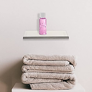 Cabilock Locker Shelf Wall Hanging Shelves Stainless Steel Floating Metal Floating Shelf Metal Bathroom Wall Shelf Shower Wall Shelf Wall Shelves: Metal Hanging Storage Shelves Wall Mounted Shelves