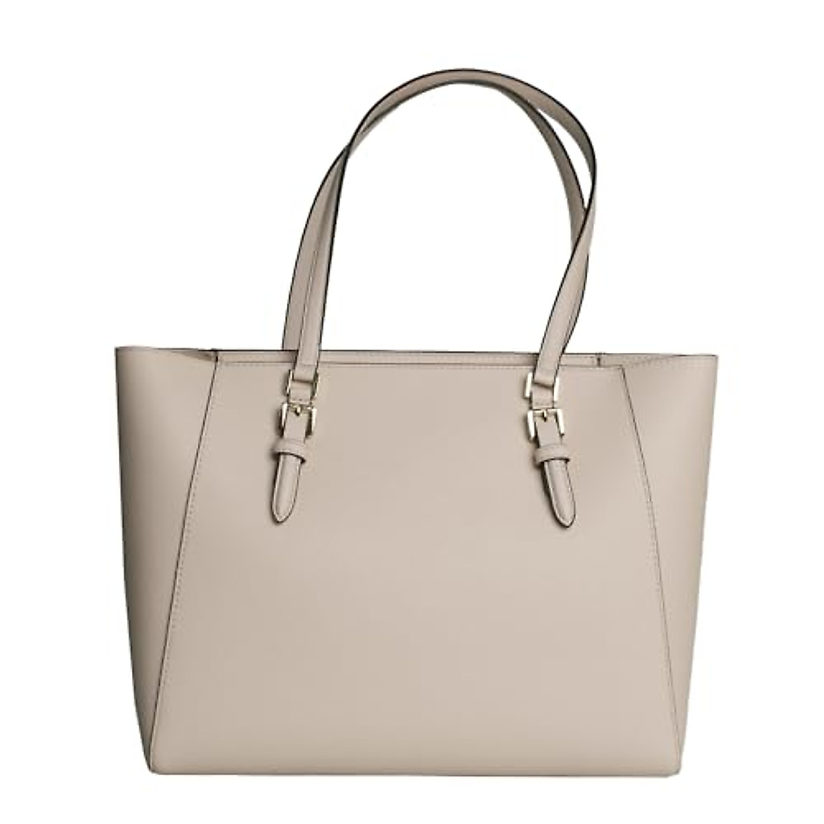 Michael Kors Charlotte Large 3-in-1 Tote Crossbody Handbag Leather (Light Cream)