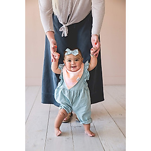 Copper Pearl Baby Bandana Drool Bibs for Drooling and Teething 4 Pack Gift Set “Autumn, Soft Set of Cloth Bandana Bibs for Any Baby Girl or Boy, Cute Registry Ideas for Baby Shower Gifts