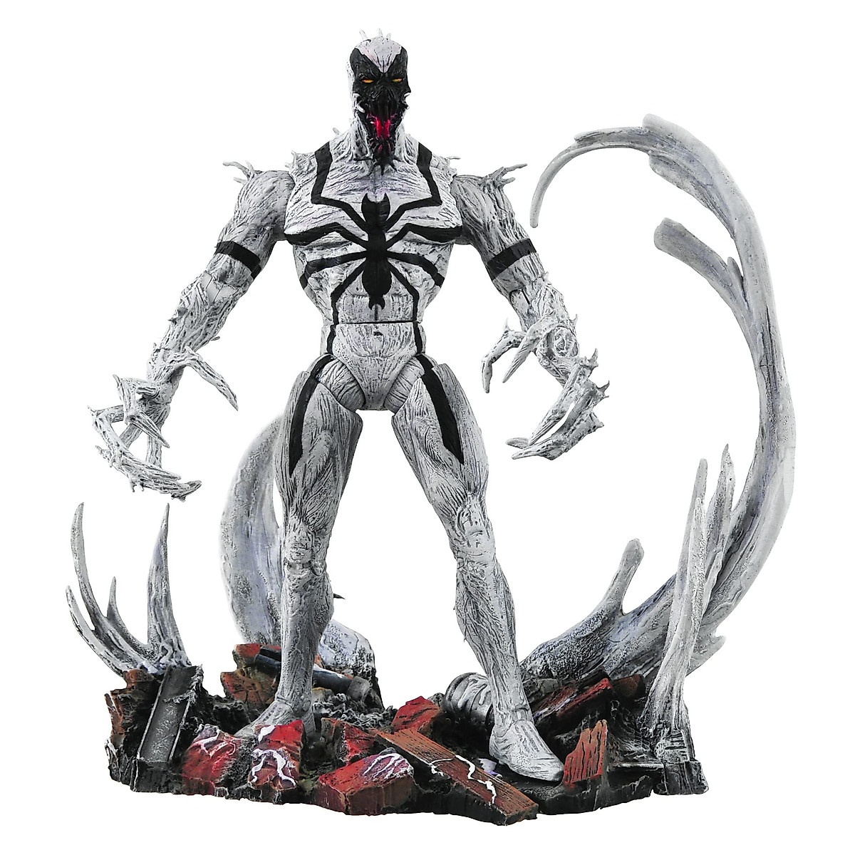 Diamond Select Toys Marvel Select Anti-Venom 7-Inch Action Figure with Deluxe Symbiote Base and Multiple Points of Articulation