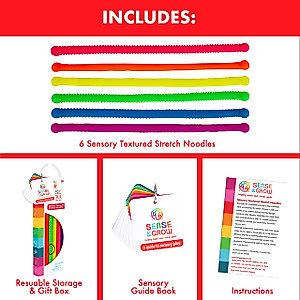 Be Amazing Toys Sense & Grow Textured Stretch Noodles