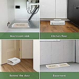 Kensizer 50-Pack Mouse & Insect Glue Traps Trampas para Ratones Pest Trap with Peanut Flavor Catching Mice, Millipedes, Scorpions, and Other Insects Indoor