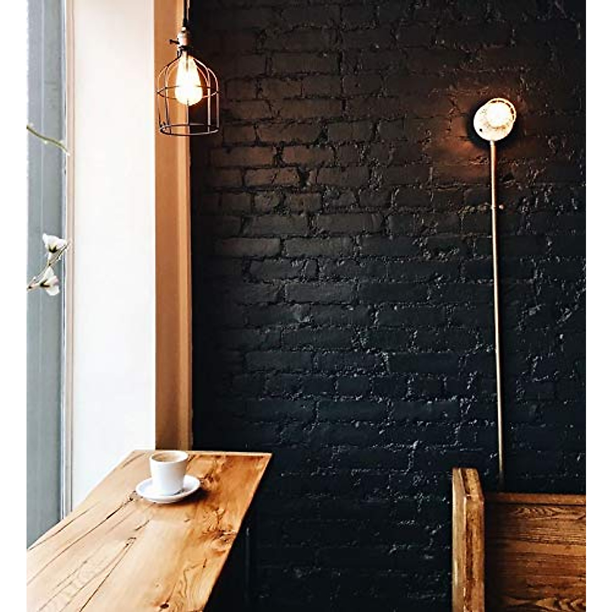 THE ONE Paint & Primer: Most Durable All-in-One Furniture Paint, Cabinet Paint, Front Door Paint, Wall Paint, Bathroom, Kitchen - Fast Drying Craft Paint Interior/Exterior (Black, Matte, 8.5oz)