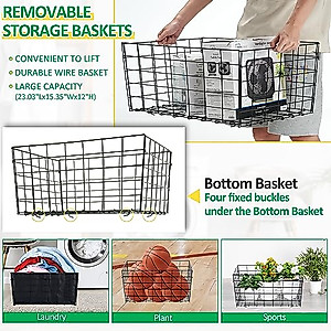 Spurgehom 2-Tier Shopping Cart with Wheels Folding Grocery Cart with Removable Double Baskets 360° Rolling Laundry Cart Compact Pet Stroller Utility Cart for Groceries with Oxford Cloth Liner, Black