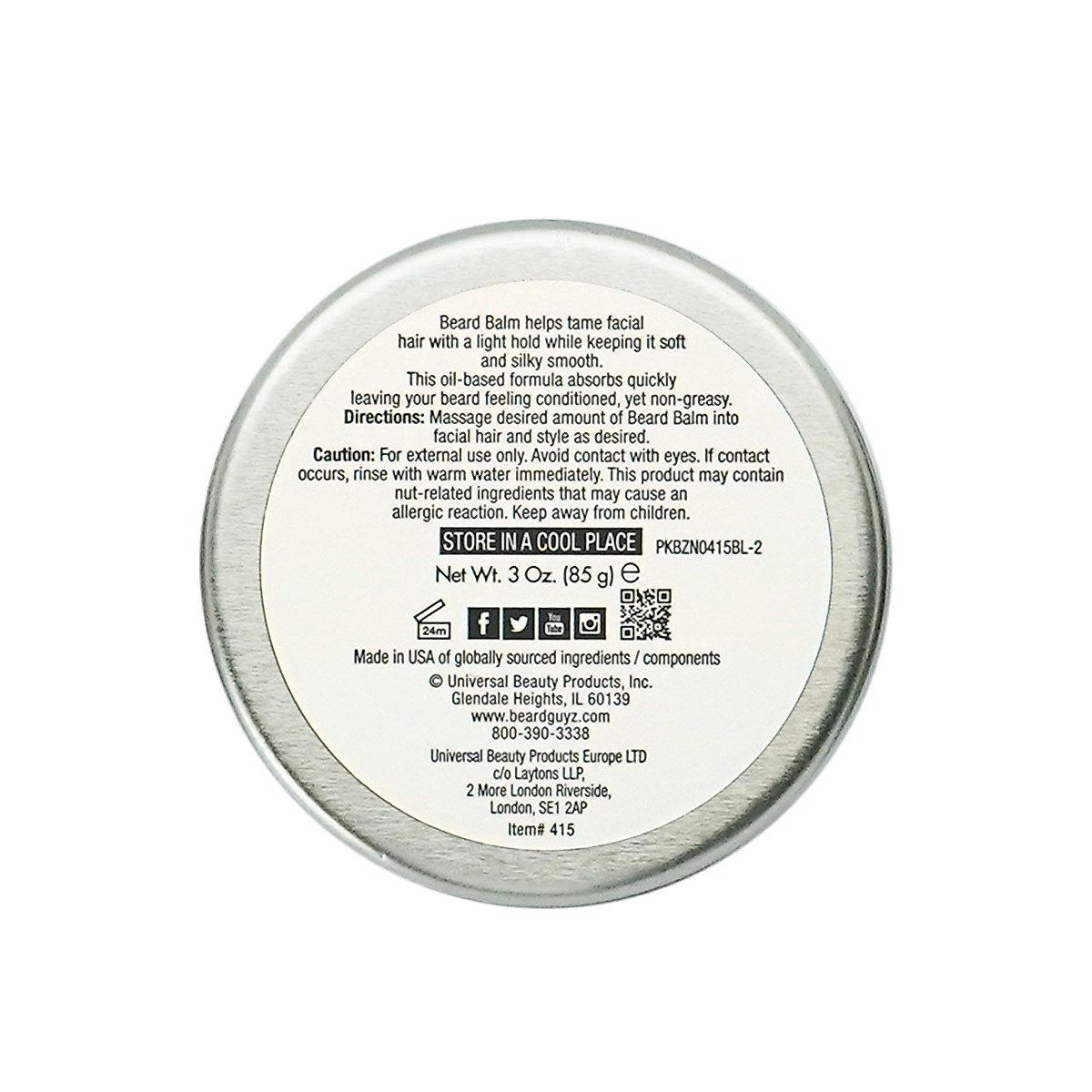 Beard Guyz Beard Balm - Style Your Beard (3oz)