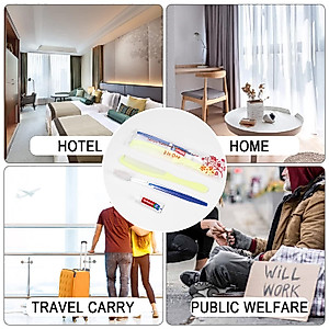 Xuezoioy Travel Toothbrushes Kit,30 Pack Individually Wrapped Disposable Toothbrushes with Toothpaste and Hair Combs Travel Toothbrush Set for Homeless,Hotel