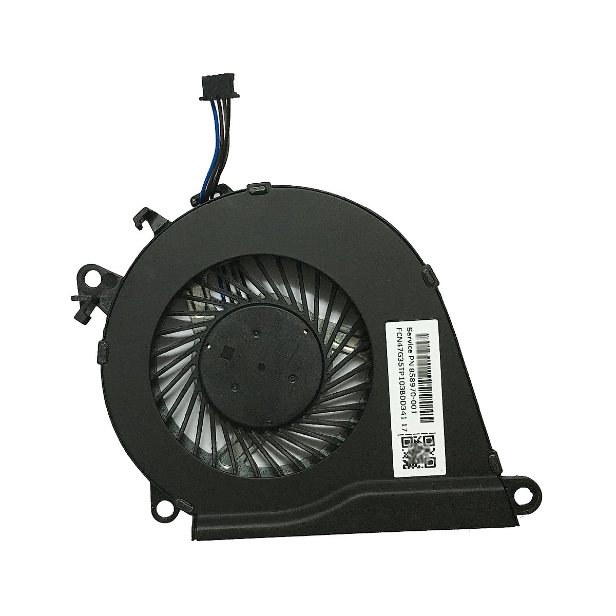 HK-Part Replacement Fan for HP Omen 15-AX 15-AX000 15-AX100 15-AX200 15-AX020CA 15-AX033DX 15-AX101TX 15-AX243DX CPU Cooling Fan P/N 858970-001