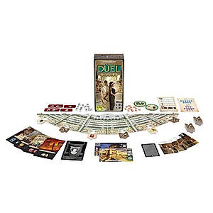 7 Wonders Duel Agora Board Game EXPANSION | 2 Player Game| Strategy Board Game | Civilization Board Game for Game Night | Board Game for Couples | Ages 10+ | Made by Repos Production