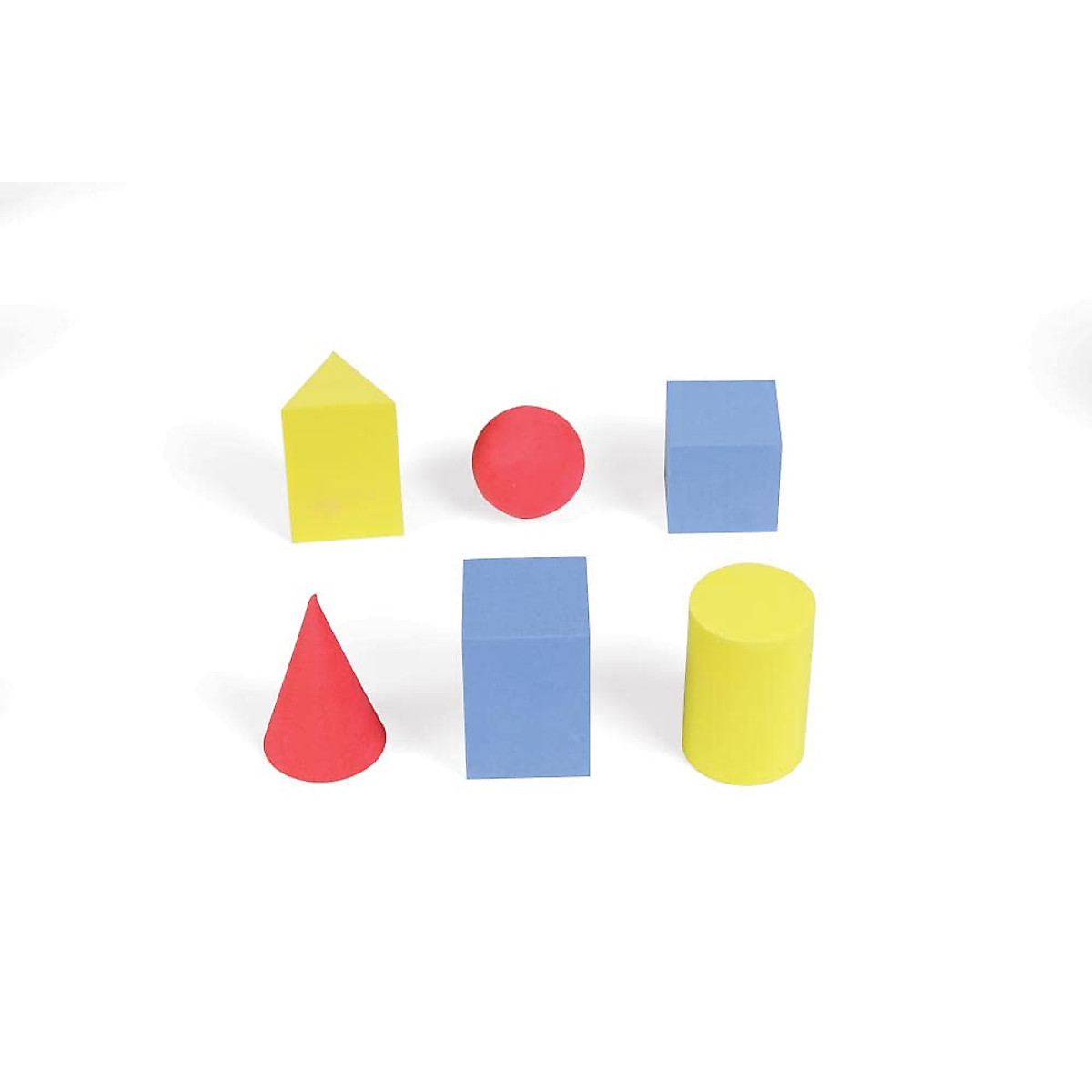 hand2mind ManipuLite GeoSolids, Set of 6