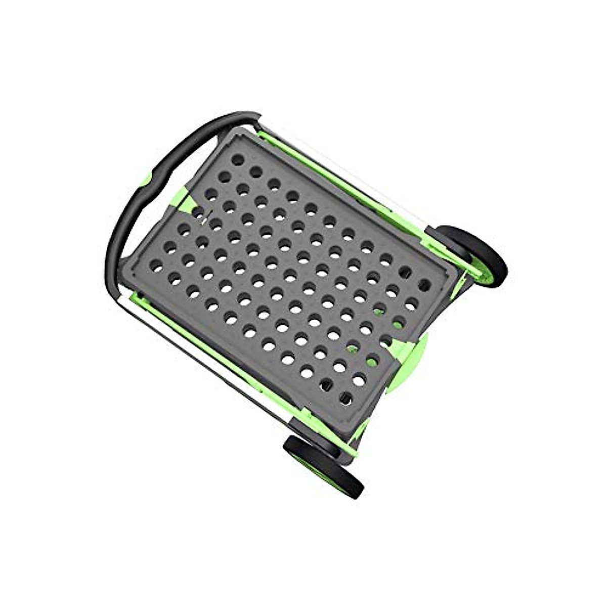 CLAX® Multi use Functional Collapsible carts | Mobile Folding Trolley | Shopping cart with Storage Crate | Platform Truck (Green)