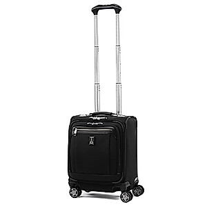Travelpro Platinum Elite Carry-on Spinner Tote Bag with USB Port, Shadow Black, 16-Inch