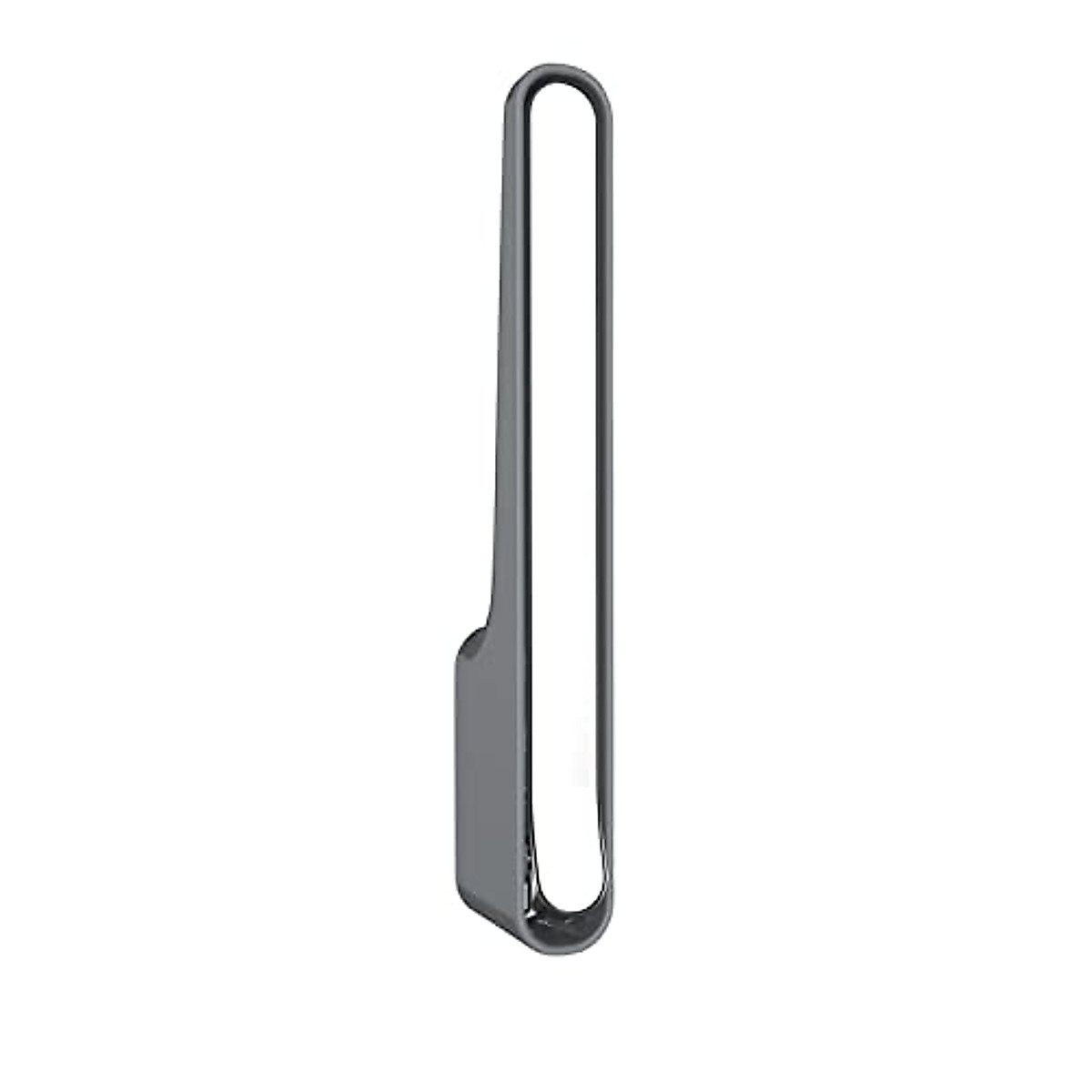 WENKO Folding Coat Hooks for Hanging, Wall Hooks, Clothes Hanger Hook, Wall Mounted Hooks, Towel Racks for Bathroom, Bedroom, Coat Rack Wall Mount, Gray, 1 x 7 x 1.4 in