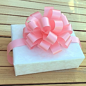 Baby Gender Reveal Pull Bows - 8" Wide, Set of 6, Party Decorative Ribbons in Blue and Pink It's a Boy, It's a Girl, Baby Shower, Mother's Day, Easter, Spring Decor, Birthday, Fundraiser, Office