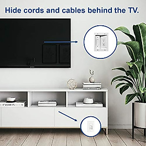 C2G/ Cables To Go 16314 Wiremold In-Wall TV Power Kit