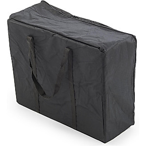 Displays2go Collapsible Magazine Holder, Multiple Pocket, Steel, MDF – Black (6LPBKTBK)