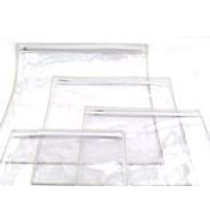 Plastic Protective Cover for Tallis and Tefillin Bag with Zipper (Large Tefillin Bag 10.75" x 10.75")