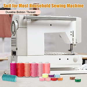 WIWAPLEX 72pc Bobbin Sewing Kit, 437 Yards Thread, 36 Colors, Prewound, Hand & Machine Sewing, Emergency & Travel, DIY & Home