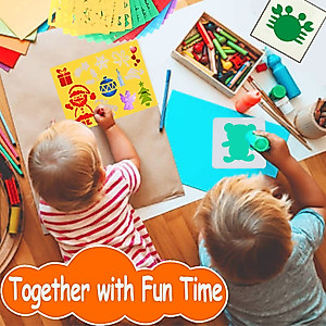 Stencils for Kids, 32 pcs Plastic Drawing Stencils Kits Animals Shape Stencils for Kids Boys Grils Crafts School Art Projects