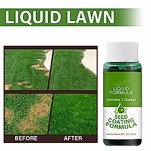 GreenRevive HydroSeeding Lawn Solution, Seed Spray Liquid Natural Green Grass Paint for Lawn, Grass Lawn Repair Spray, Liquid Seeding Grass Lawn Green Spray for Restoring Garden Lawn Dry Spots (8 PCS)