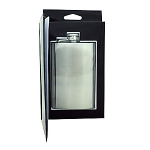 Island Dogs Bible Flask, Black