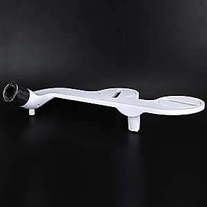 G1/2in Thread Toilet Bidet Seat Attachment Cold Water Spray Double Nozzle Non Electric Sprayer for Personal health
