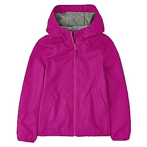 The Children's Place girls Windbreaker Jacket, Aurora Pink, Medium US