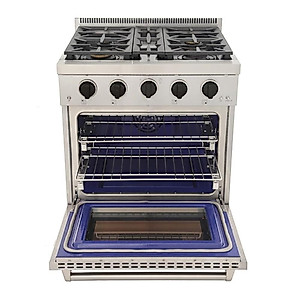 Kucht KFX300/LP-K Professional 30" Range, Tuxedo Black