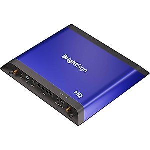 Brightsign HD1025 Built For Interactivity, Delivers 4k60p Video In Hdr, Hmtl5, Flexible I/o For Usb, Serial, Gpio, Ir, & Ethernet