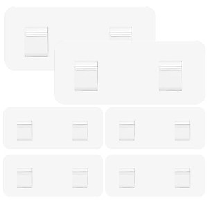 Shower Caddy Bathroom Organizers 6 Pcs Bathtub Shampoo Holder Self-Adhesive Spice Storage Shelves Inside Rack Replacement Corner Heads Hooks Wall Strips Baskets Suction Cup Hook Integrated Mounted