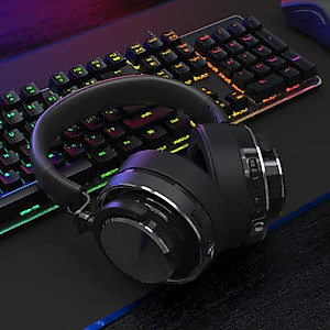 targeal Over Ear ANC Headphones Wireless Bluetooth - High Fidelity Stereo Studio Headphones with Mic - Active Noise Canceling/Ambient Transparency Mode - 40mm Driver