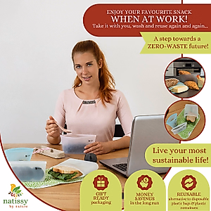 Reusable Bags Silicone, 8-Pack Silicon Storage Food Bags for Sandwich, Snacks and Lunch, Large & Small Silicone Bags Reusable Storage, Thick Silicone Food Containers, Freezer Baggies Dishwasher Safe