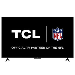 TCL 50" Class 4-Series 4K UHD HDR Smart Roku TV – 50S455 2022, Black