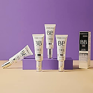 Marcelle BB Cream Beauty Balm, Medium, Hypoallergenic and Fragrance-Free, 1;5 Ounces