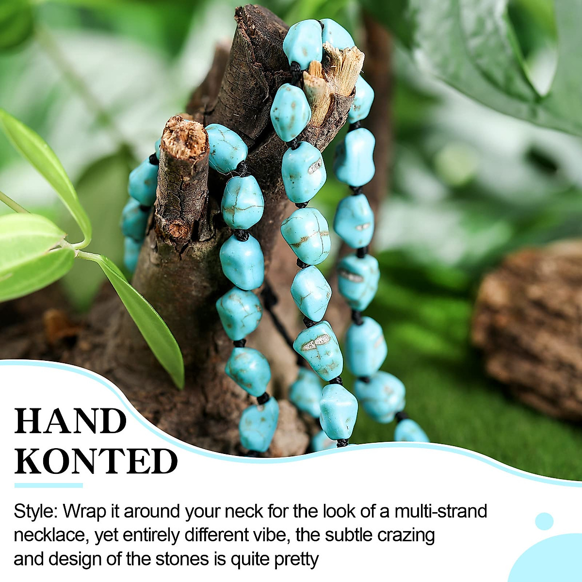 Janmercy 11 Pcs Bohemian Turquoise Jewelry Set Western Jewelry for Women Turquoise Necklace Turquoise Bracelet Earrings and Rings (Stylish Style)