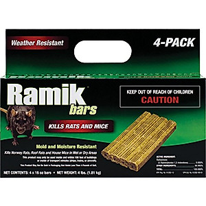NEOGEN RODENTICIDE D Ramik Rats And Mice Bait Bars 4 POUND