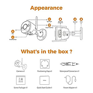 Imou Security Camera Outdoor Color Night Vision with Spotlight & Siren, 2.4G WiFi Camera IP67 for Home Security, 1080P with Human Detection, 2-Way Audio, Ethernet Port and SD Card Slot, Bullet 2