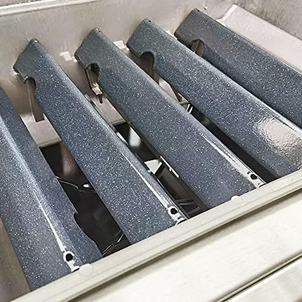 66032 & 66795 Flavorizer Bars for Weber Genesis II 300 Series, Replacement Part for Weber Genesis II E-310, II E-330, II E-335, II S-335, II LX S/E-340 Gas Grill, 17inch Porcelain Enameled Heat Plates