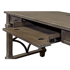 Martin Furniture Writing Desk, Weathered Dove