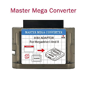For SEGA Master System Converter Mega 8bit Adapter Converter 16bit Mage drive I/II 1st/2nd Generation Video Game Consoles
