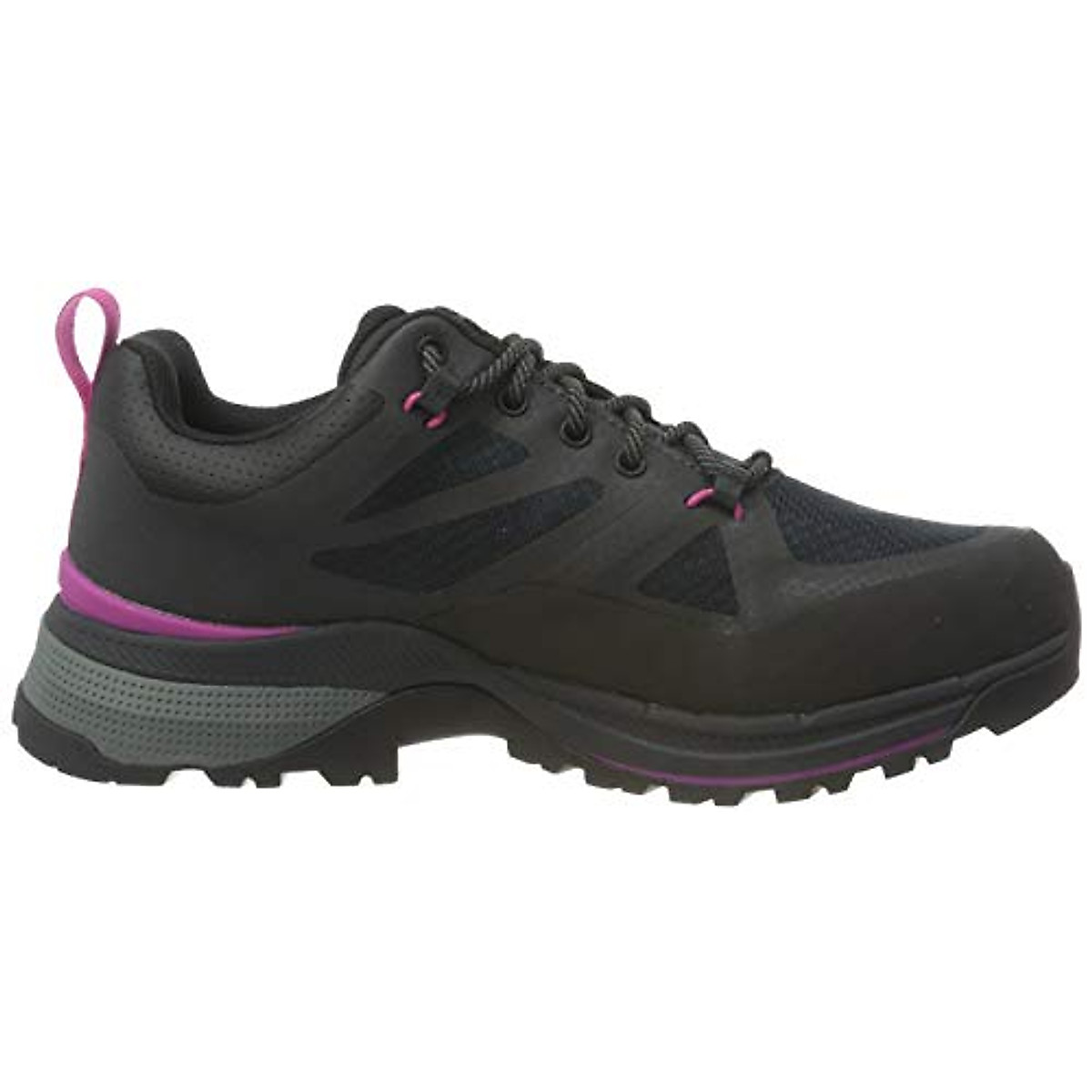 Jack Wolfskin Women's Force Striker Texapore Low Hiking Shoe Boot, Phantom/Pink, 10.5