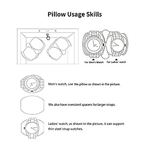 Watch Winder Box for Rolex with Quiet Motor, Blue LED Light & Flexible Watch Pillows Watch Winders for 2 Automatic Watches with AC Adapter or Battery Powered Perfect…